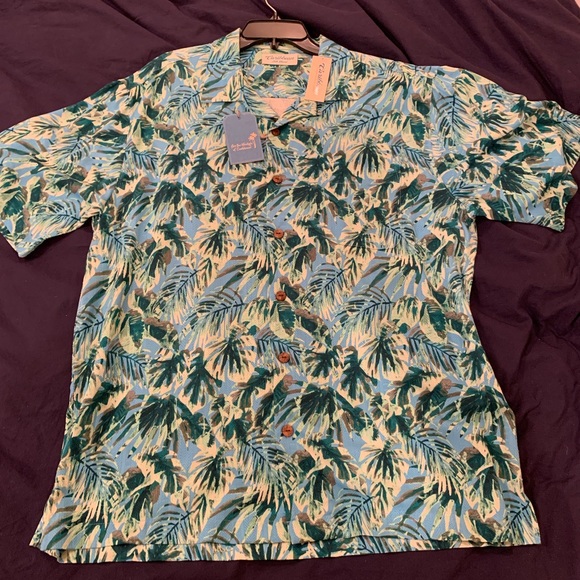 Caribbean | Shirts | New Silk Blend Hawaiian Print | Poshmark